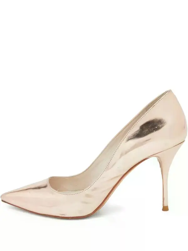 SOPHIA WEBSTER Metallic Pointed Toe Pumps