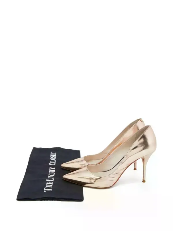 SOPHIA WEBSTER Metallic Pointed Toe Pumps