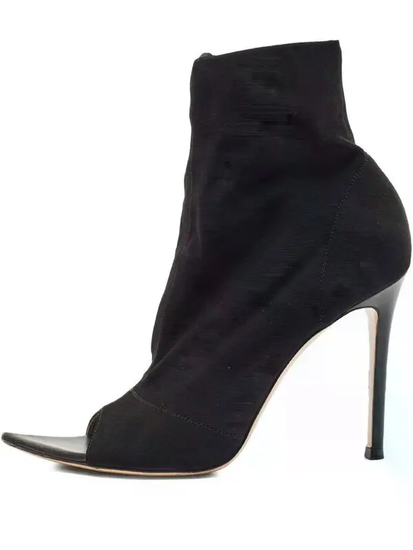 GIANVITO ROSSI Stretch Fabric Ankle Boots
