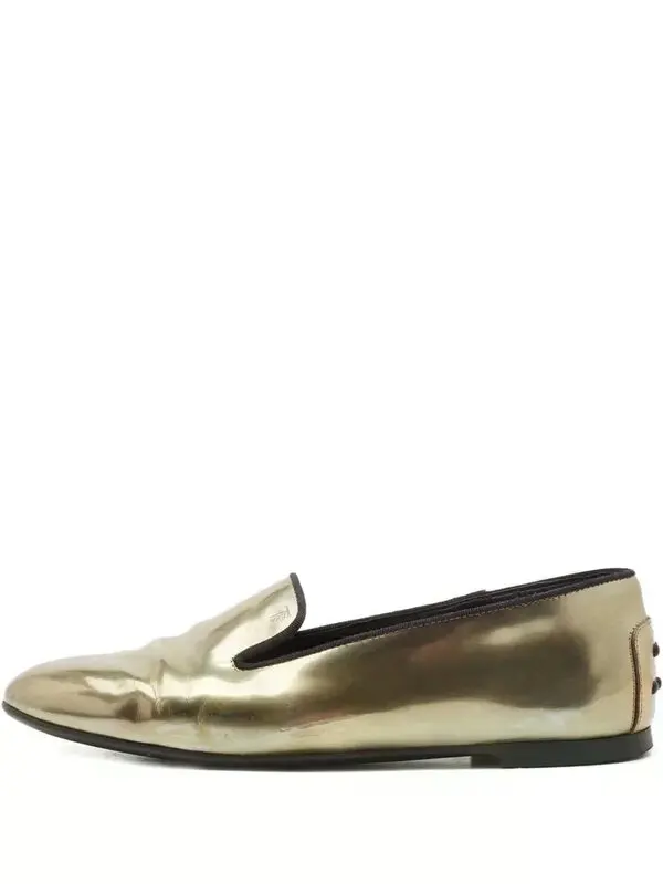 TOD'S 796062 Metallic Slippers