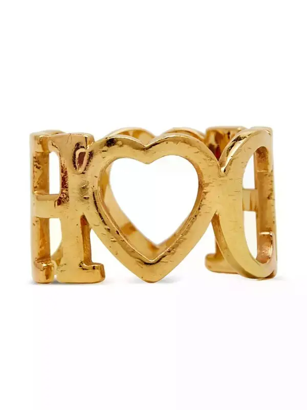 Carolina Herrera Logo Ring - Gold