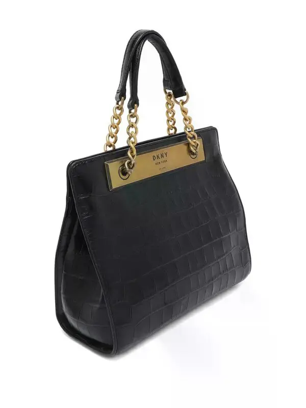 Dkny Embossed Chain Shoulder Bag