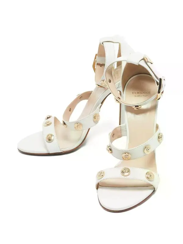 Versace Medusa Studded Leather Sandals