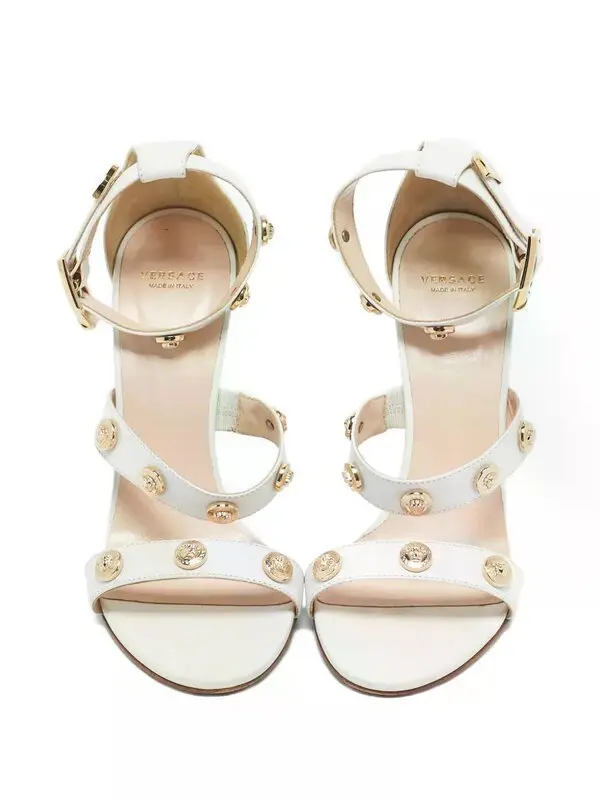 Versace Medusa Studded Leather Sandals