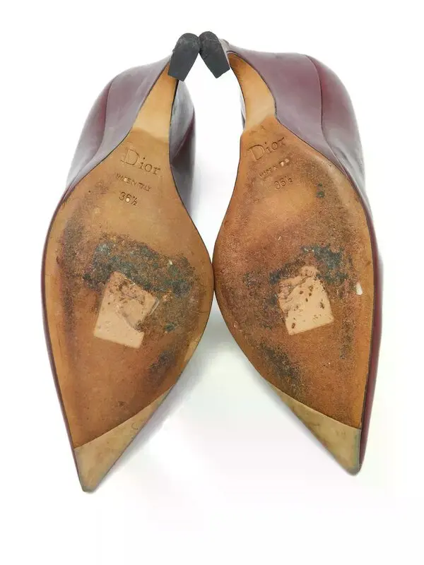 Dior 100mm Leather Heeled Pumps