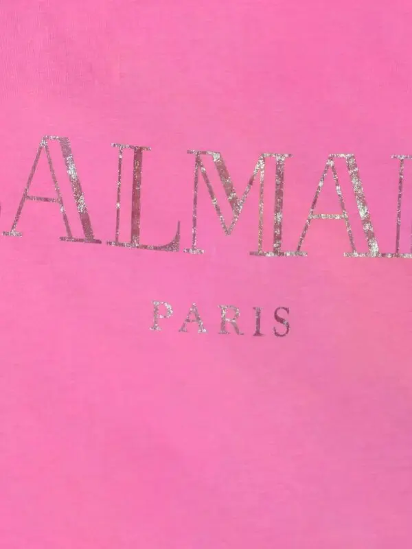 Balmain Sleeveless Logo Top - Pink