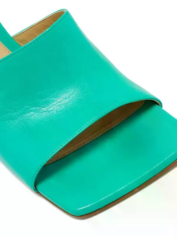 Bottega Veneta Stretch Heeled Slide Sandals