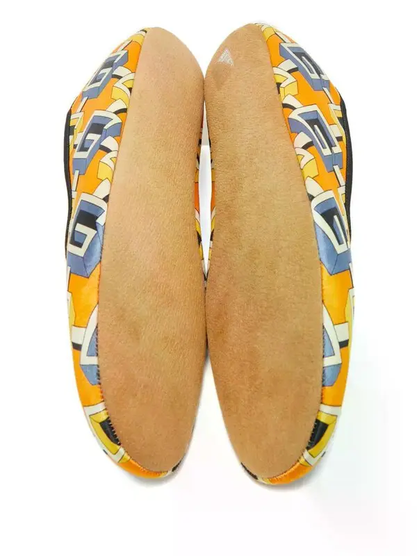 Gucci Geometric-pattern Smoking Slippers