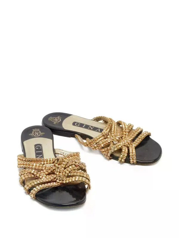 GINA Beaded Strappy Sandals