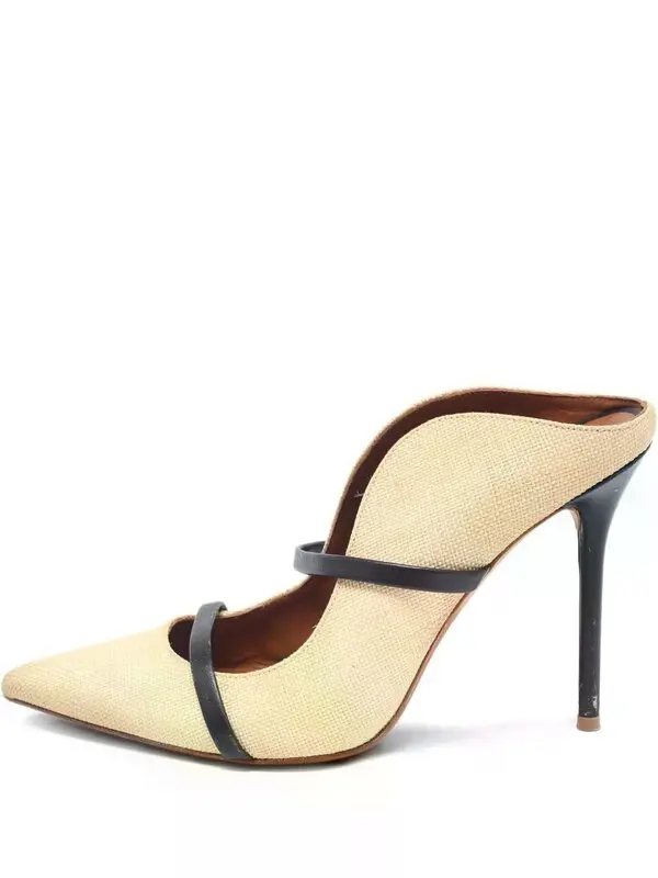 MALONE SOULIERS 110mm Pointed-toe Mules - Neutrals