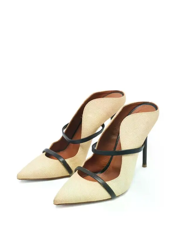 MALONE SOULIERS 110mm Pointed-toe Mules - Neutrals