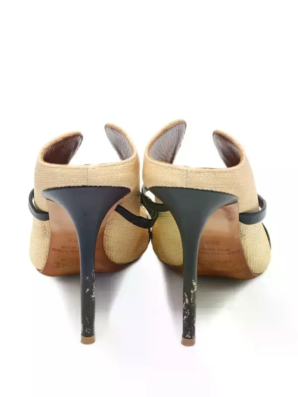 MALONE SOULIERS 110mm Pointed-toe Mules - Neutrals