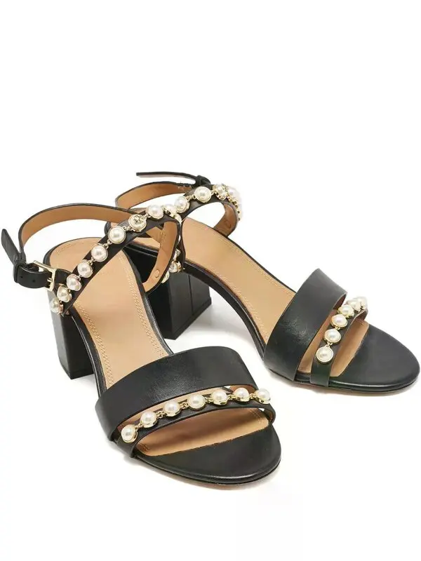 Tory Burch Embellished Block Heel Sandals