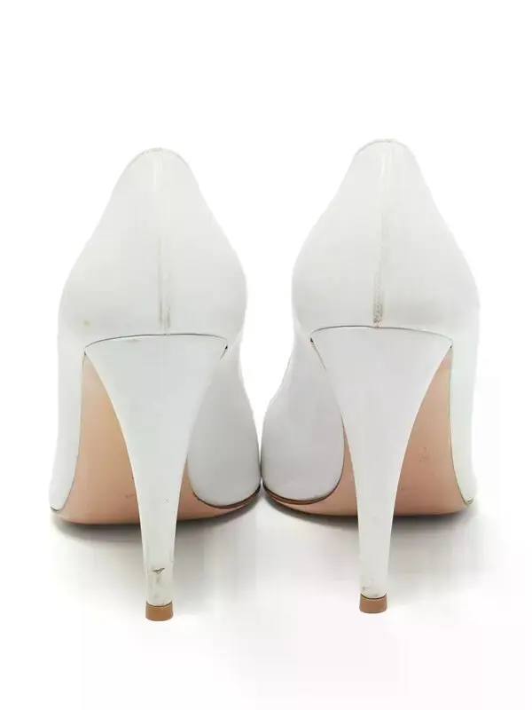 GIANVITO ROSSI 110mm Pointed-toe Pumps - White