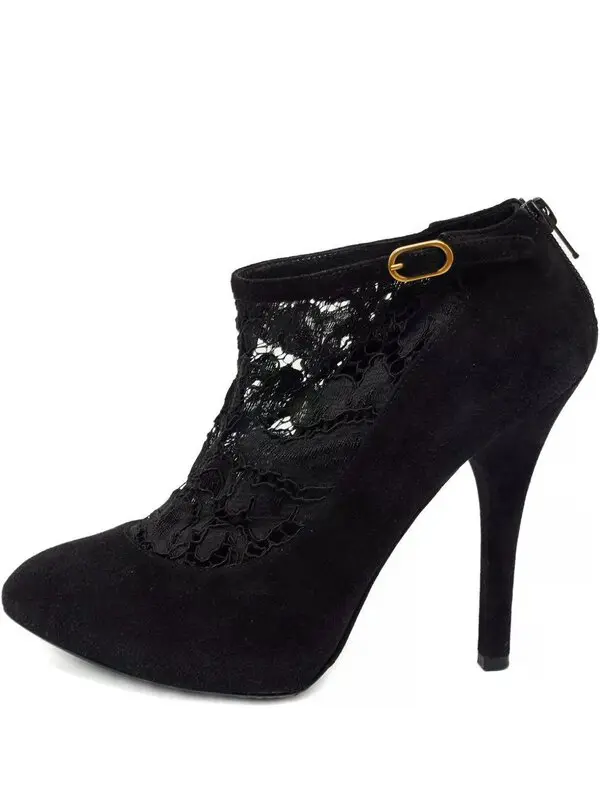 Dolce & Gabbana 120mm Suede Lace Boots