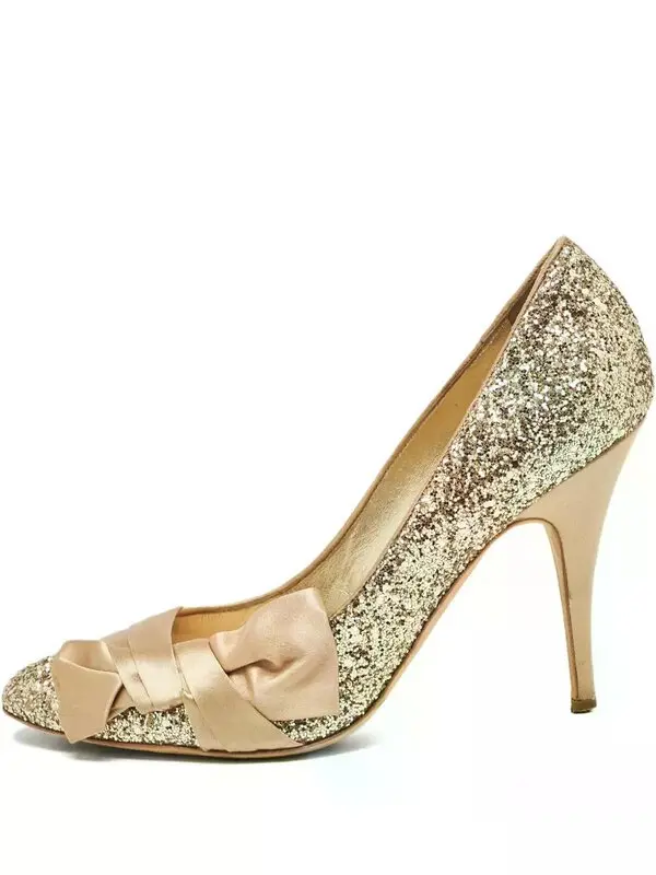 GIUSEPPE ZANOTTI 105mm Uma Glitter-embellished Pumps