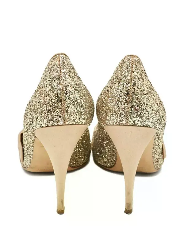 GIUSEPPE ZANOTTI 105mm Uma Glitter-embellished Pumps