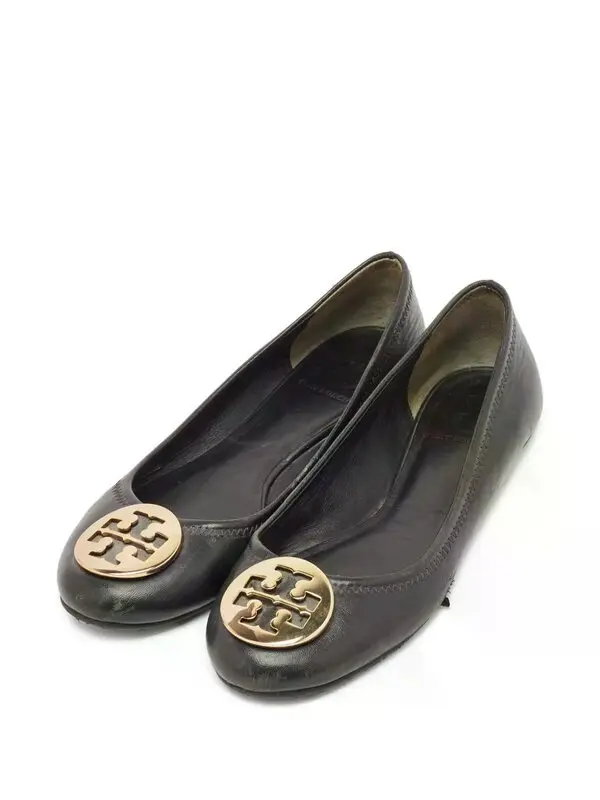 Tory Burch Minnie Logo-plaque Ballet Flats