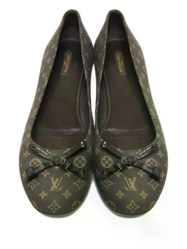 LOUIS VUITTON Debbie Monogram Ballet Flats
