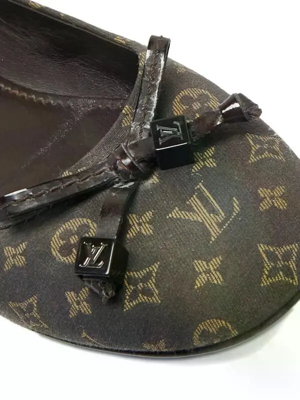 LOUIS VUITTON Debbie Monogram Ballet Flats