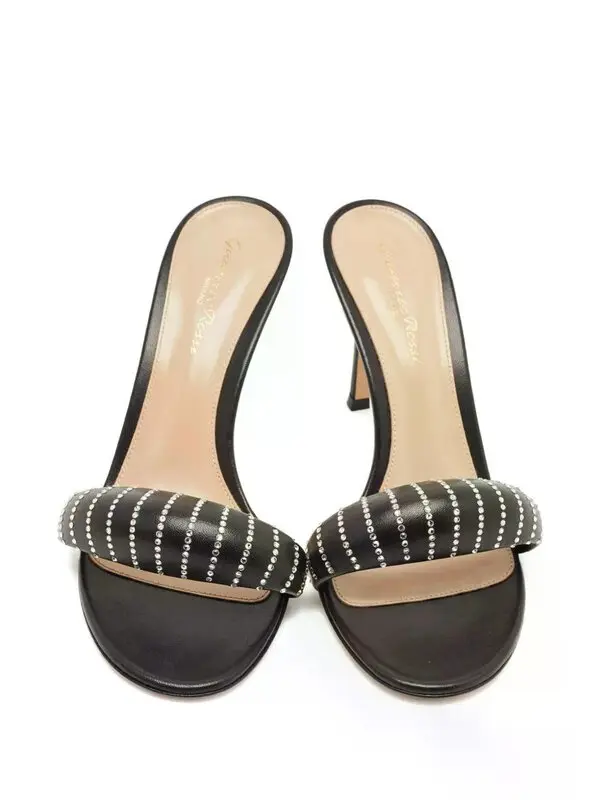 GIANVITO ROSSI Bijoux Crystal-embellished Leather Sandals