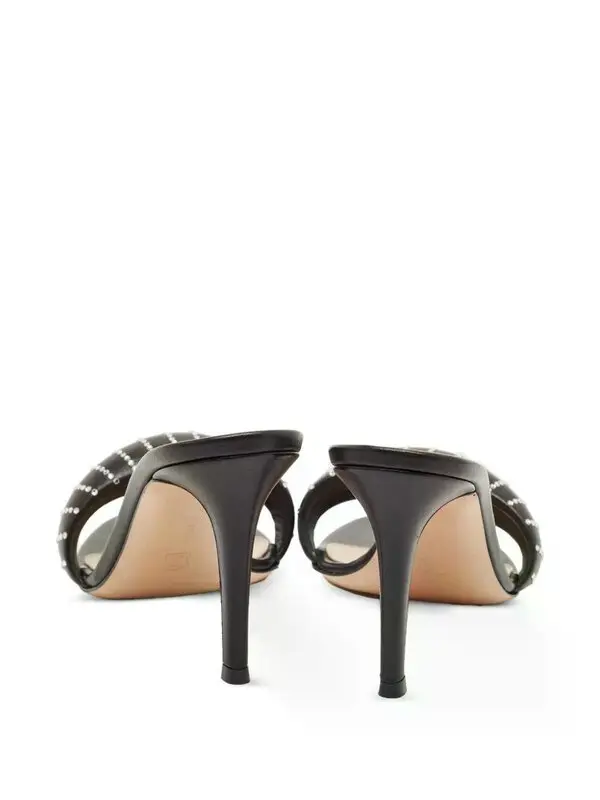 GIANVITO ROSSI Bijoux Crystal-embellished Leather Sandals