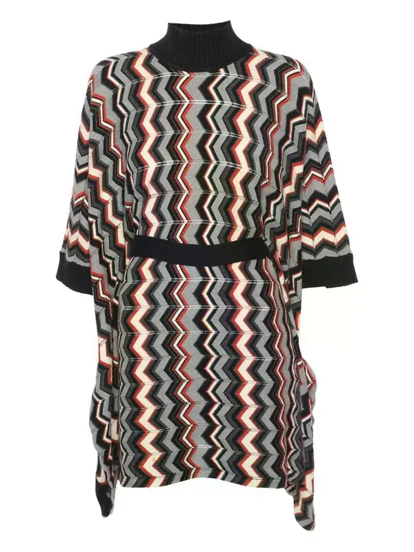 Missoni Zigzag Knit Cape