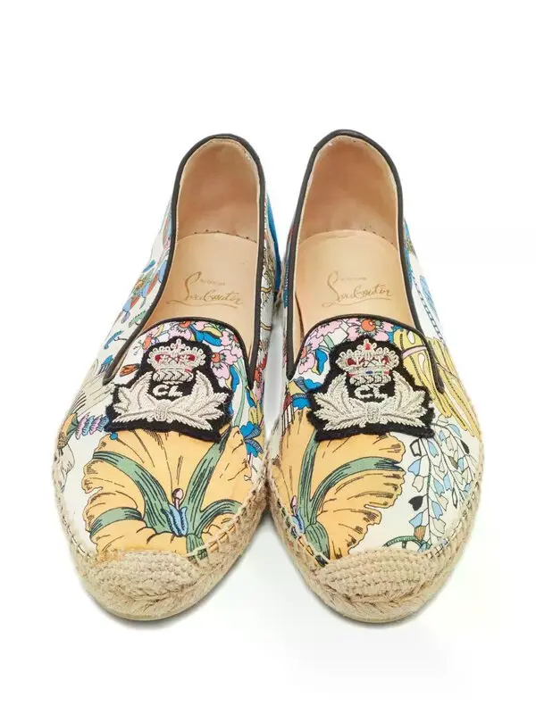 CHRISTIAN LOUBOUTIN Galia Patterned Espadrilles