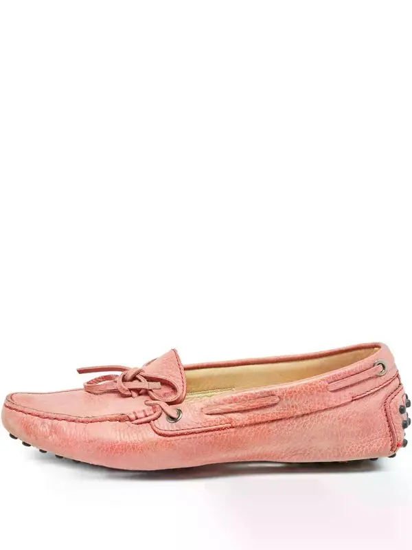 TOD'S Leather Loafers - Pink