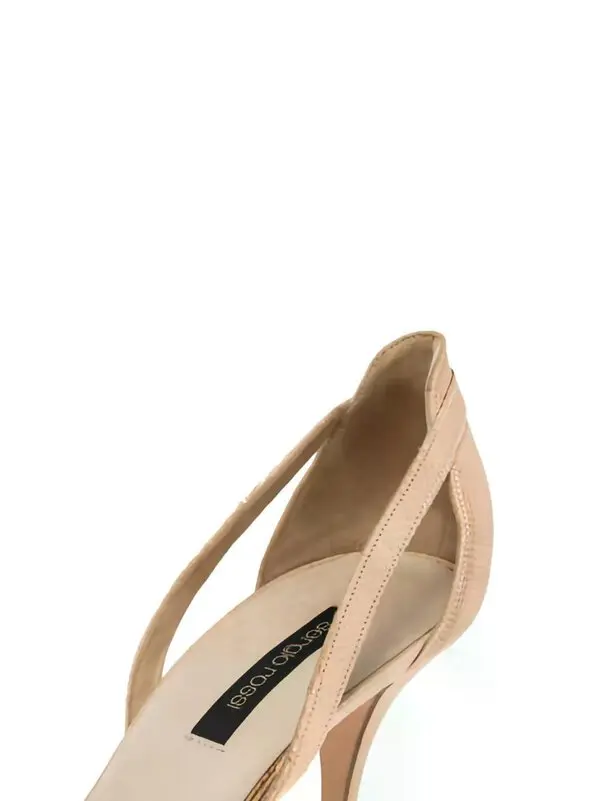 SERGIO ROSSI 80mm Lizard-embossed Pumps