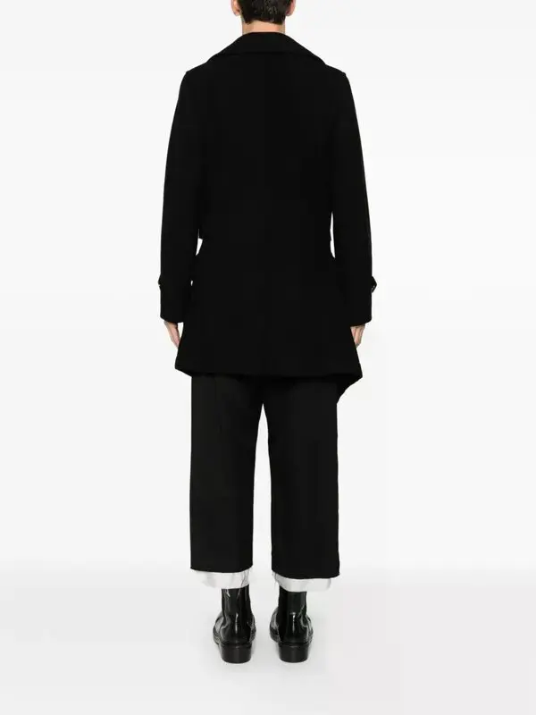 BLACK COMME DES GARÇONS Double-breasted Coat