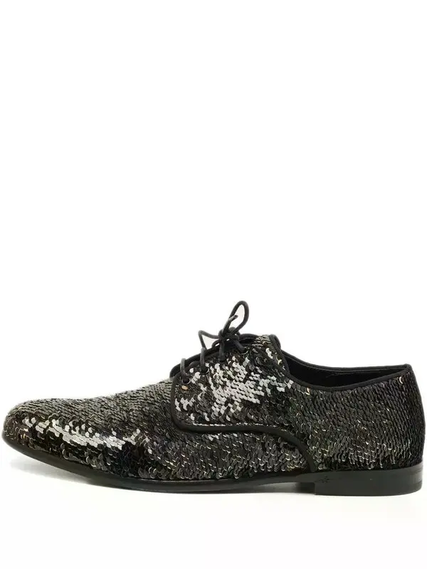 Dolce & Gabbana Sequin Derby Shoes