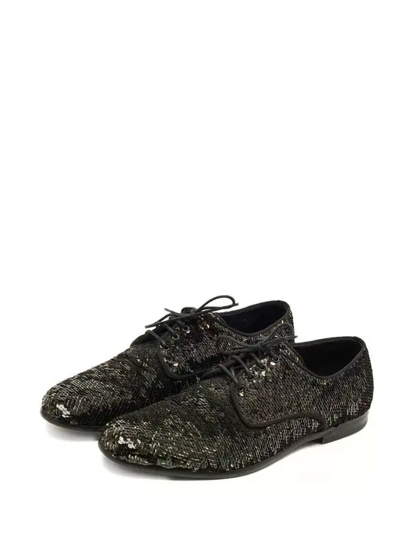 Dolce & Gabbana Sequin Derby Shoes