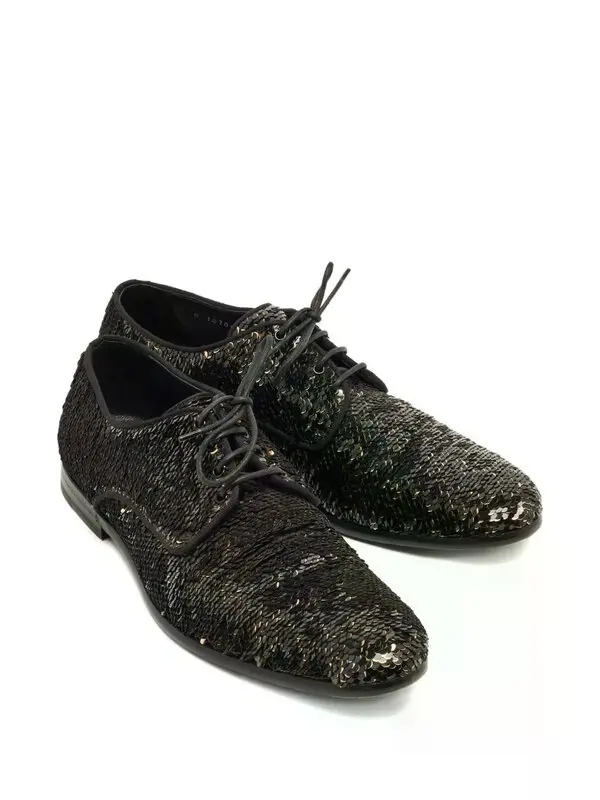 Dolce & Gabbana Sequin Derby Shoes