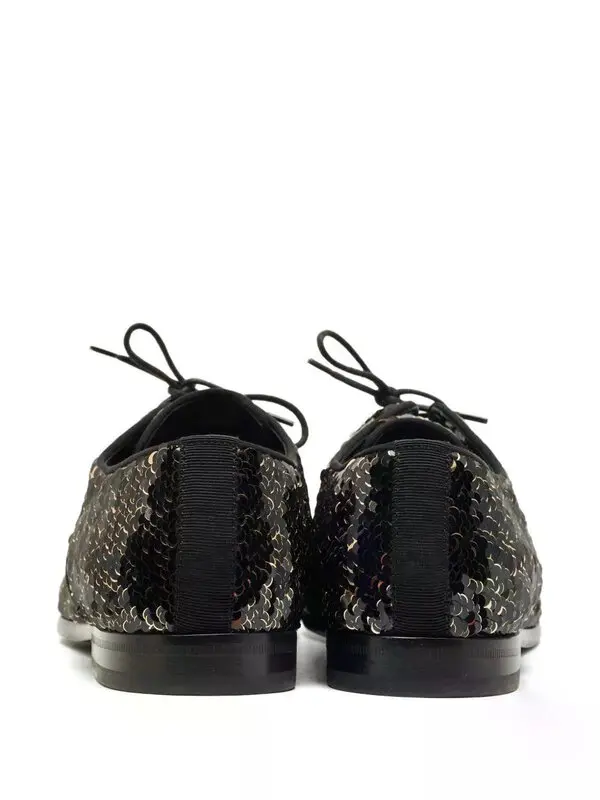 Dolce & Gabbana Sequin Derby Shoes
