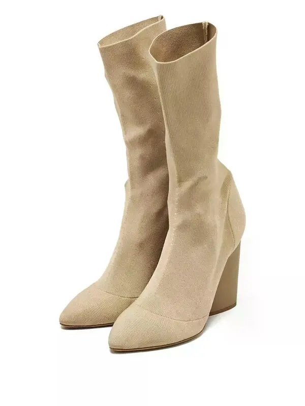 ADIDAS X YEEZY Block-heel Ankle Boots