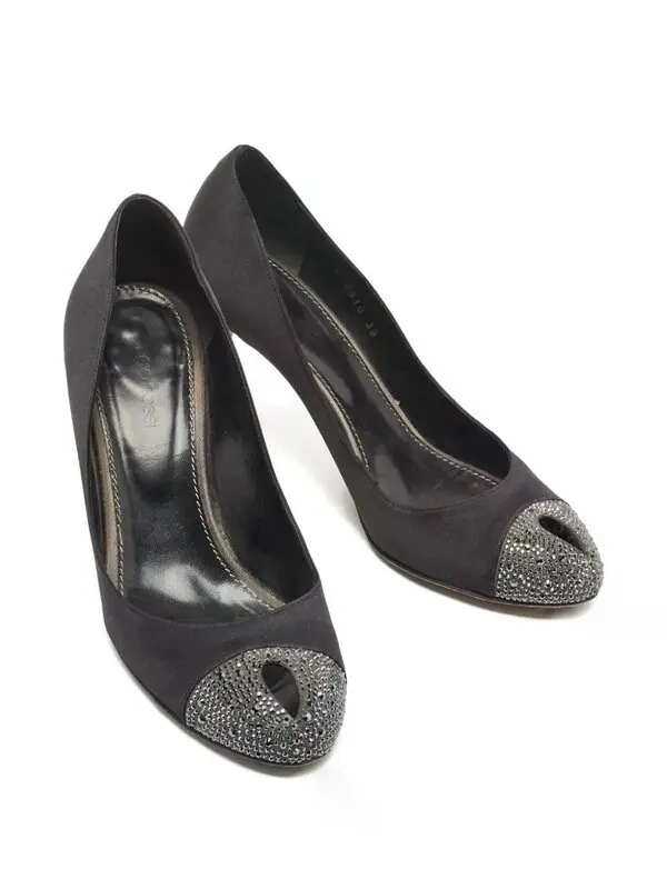 SERGIO ROSSI 80mm Satin Pumps