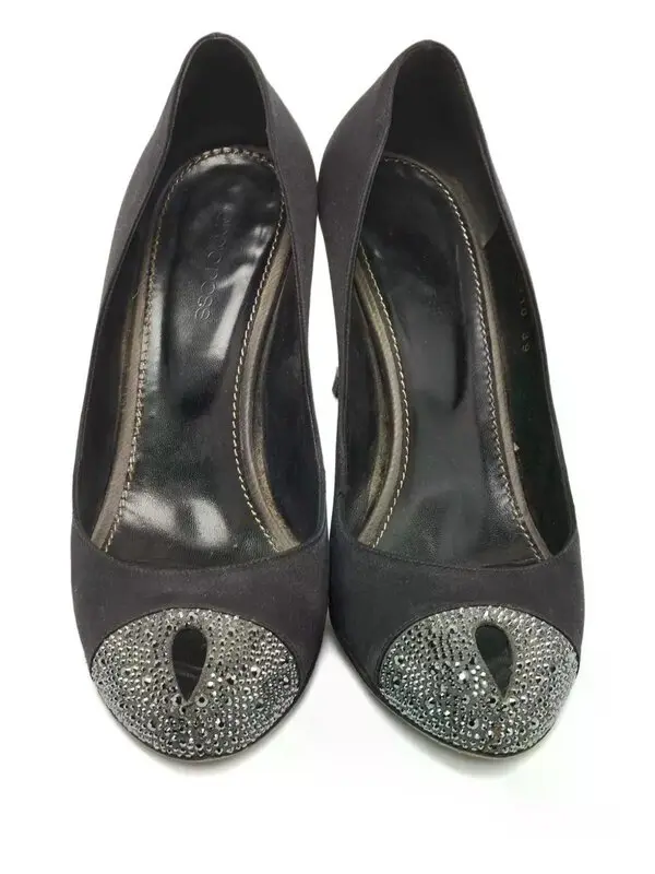 SERGIO ROSSI 80mm Satin Pumps