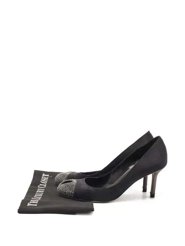 SERGIO ROSSI 80mm Satin Pumps