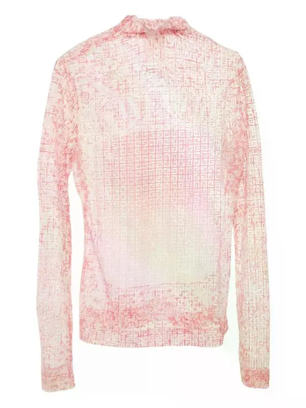 Givenchy Mesh 4g Turtleneck Top