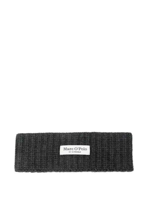 Marc O'polo Ribbed Headband - Grey