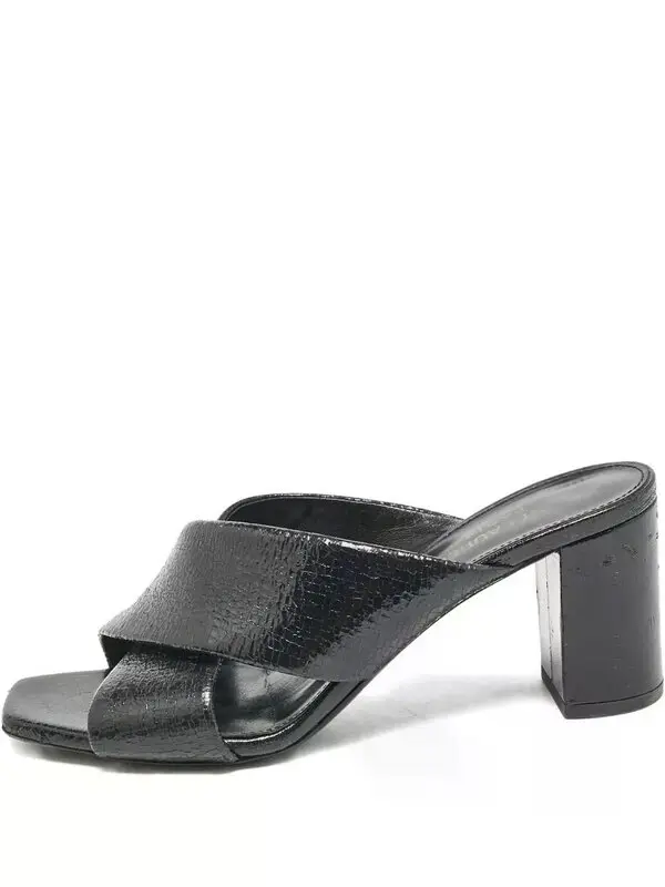 Saint Laurent Loulou Leather Sandals