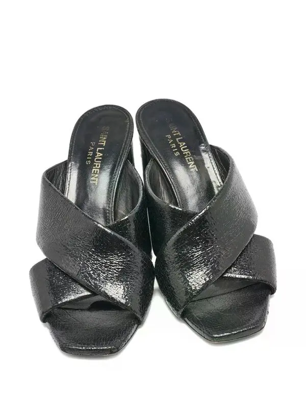 Saint Laurent Loulou Leather Sandals