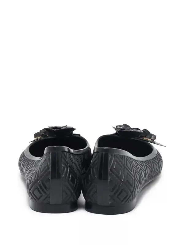 Tory Burch Floral-embellished Ballet Flats