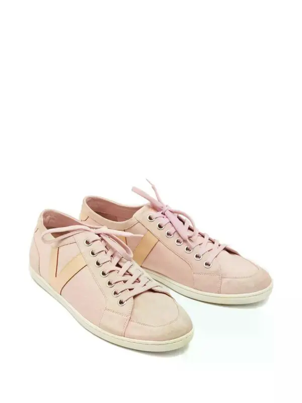 LOUIS VUITTON Suede Canvas Sneakers
