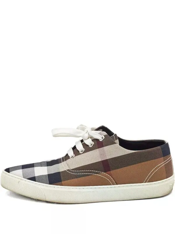 Burberry House Check Pointed-toe Sneakers