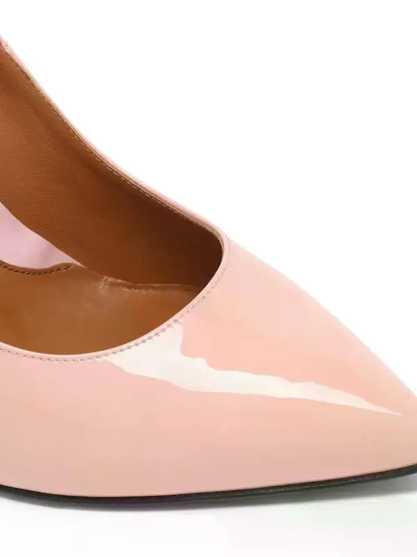 Fendi Patent Leather Pointed Toe High Heel Pumps