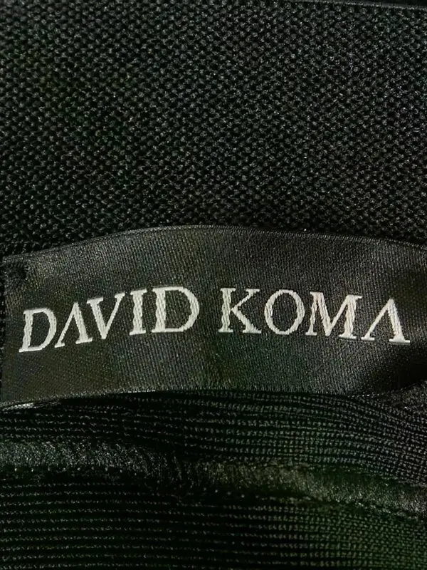 David Koma Mesh-textured Dress
