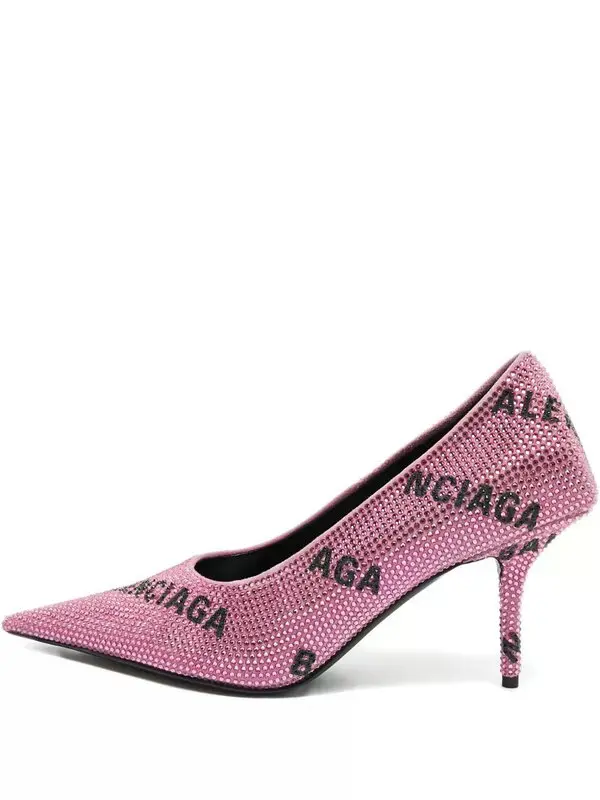 Balenciaga Knife Crystal Embellished Pumps