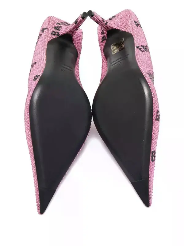 Balenciaga Knife Crystal Embellished Pumps